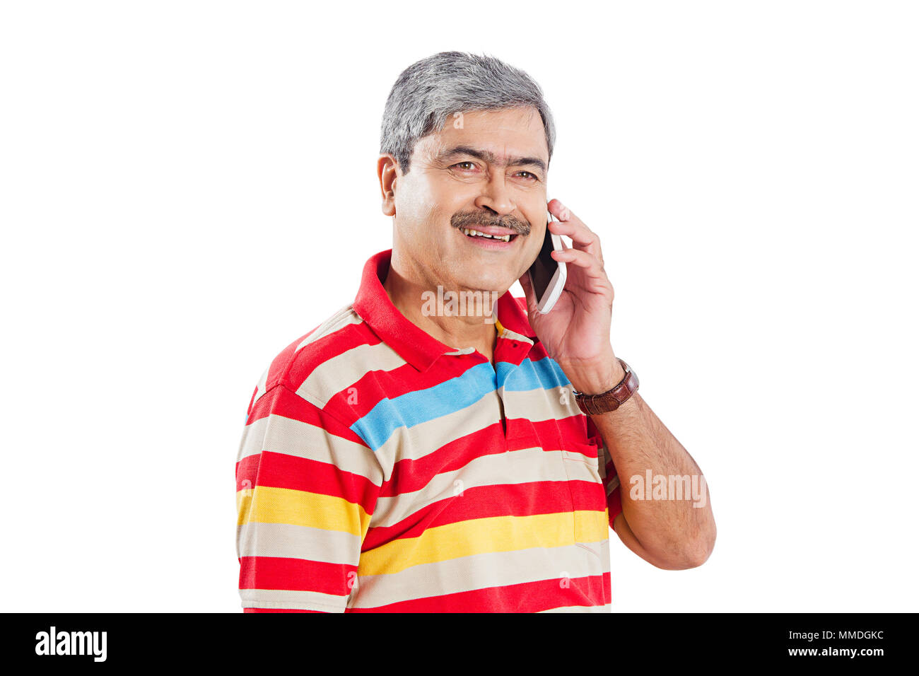 Indian old man talking on hi-res stock photography and images - Alamy