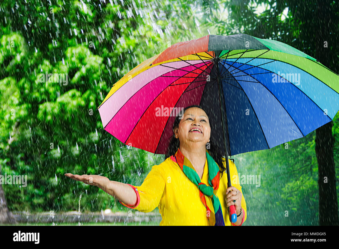 Pouring rain person hi-res stock photography and images - Alamy
