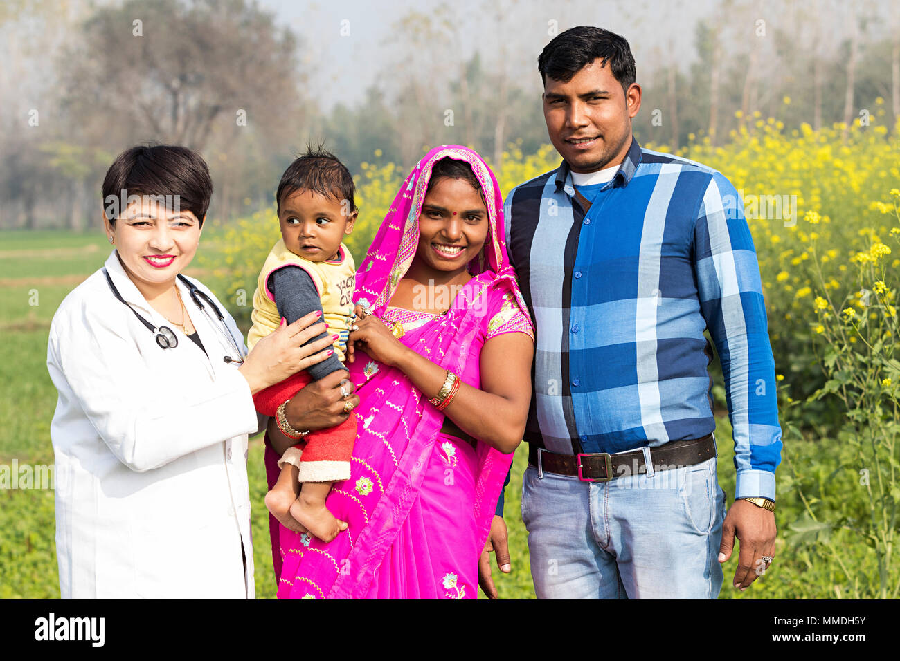 Indian rural woman carrying son hi-res stock photography and images - Alamy