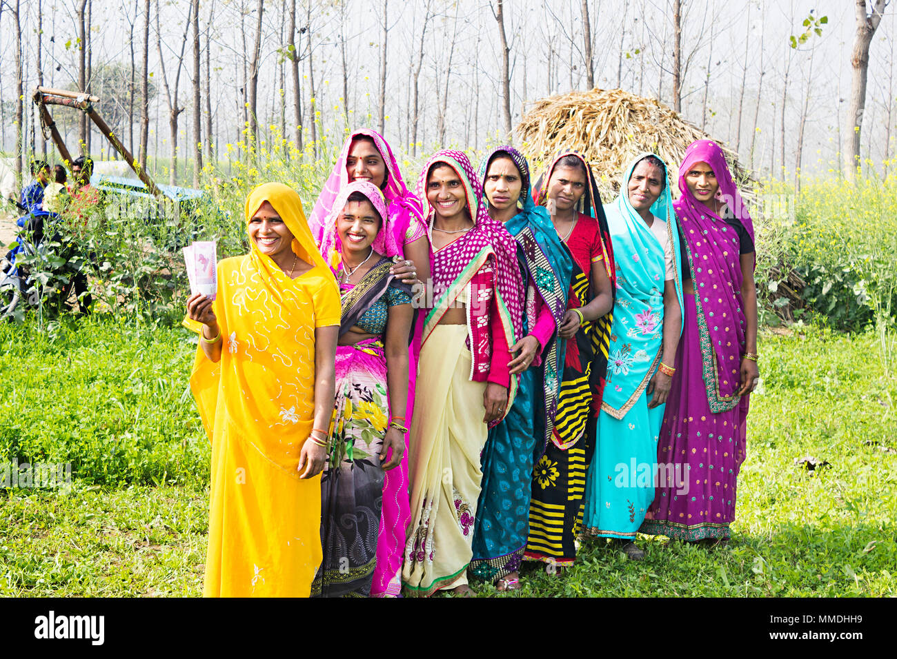 Women village banking hi-res stock photography and images - Alamy