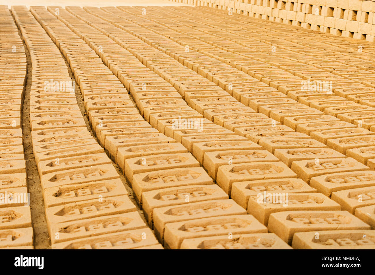 India brick factory hi-res stock photography and images - Alamy