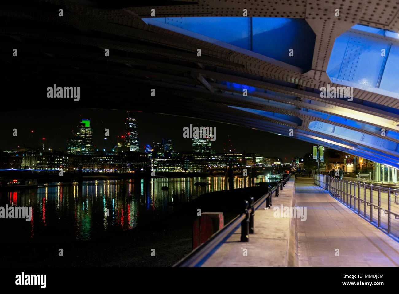 City lights reflected hi-res stock photography and images - Alamy