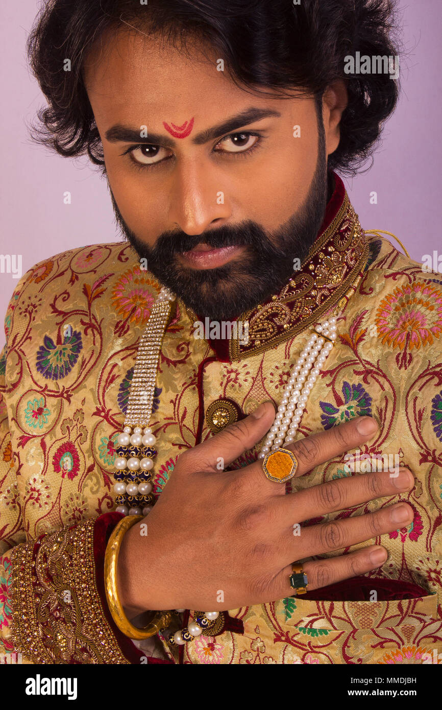 Handsome indian man full body hi-res stock photography and images - Alamy