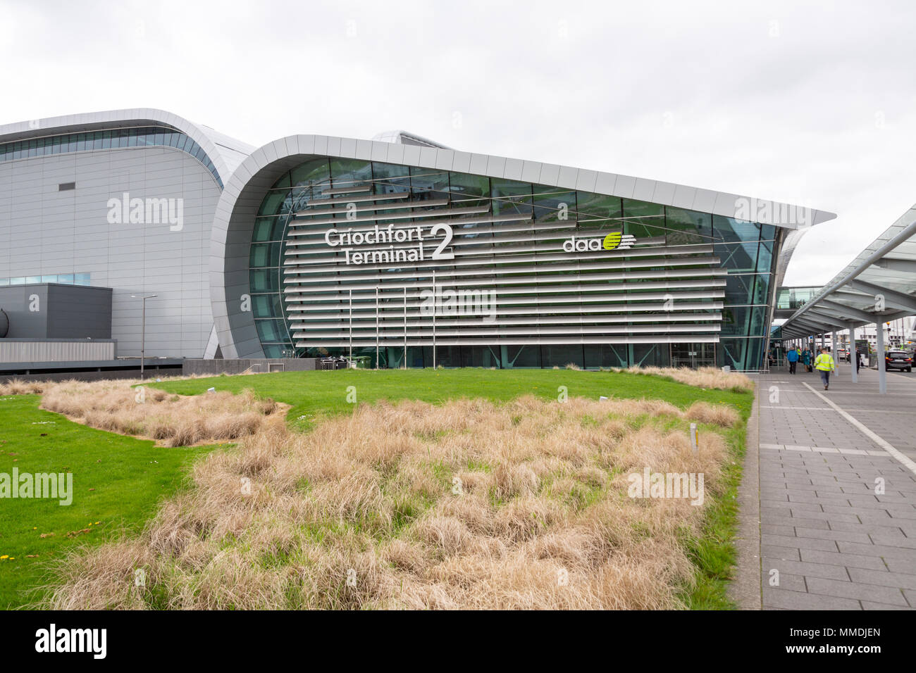 Dublin, Ireland - May 8th, 2018: The new Terminal 2 at Dublin Airport ...