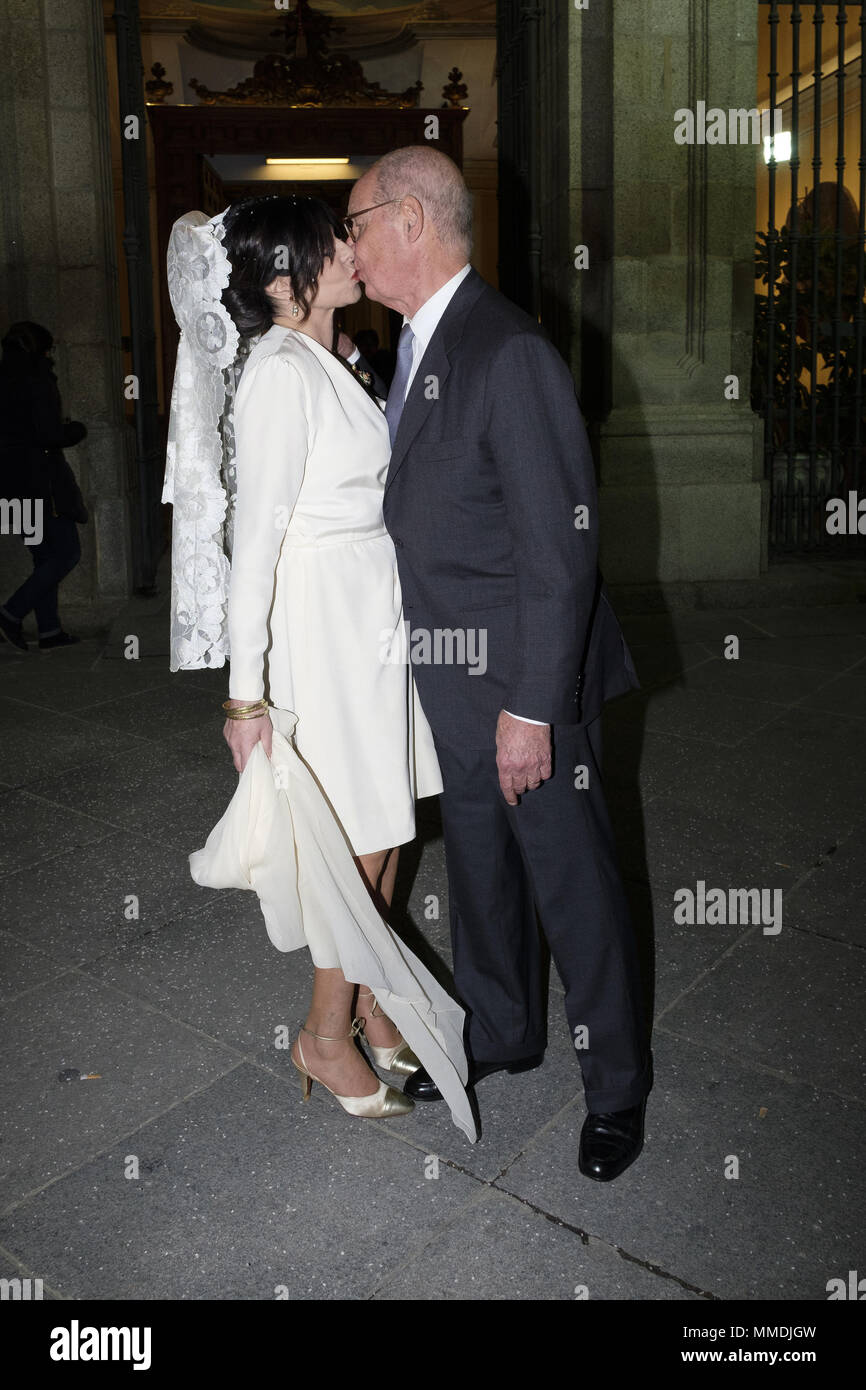 Carmen Martinez Bordiu attends the wedding of Dominique Rizzo and ...