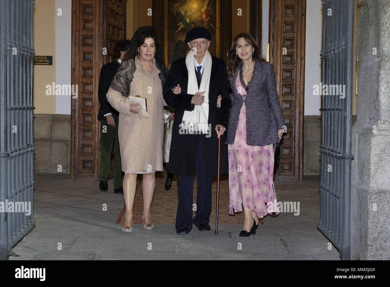 Carmen Martinez Bordiu attends the wedding of Dominique Rizzo and ...