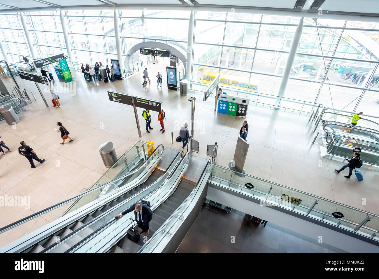 Dublin, Ireland - May 8th, 2018: The new Terminal 2 at Dublin Airport ...