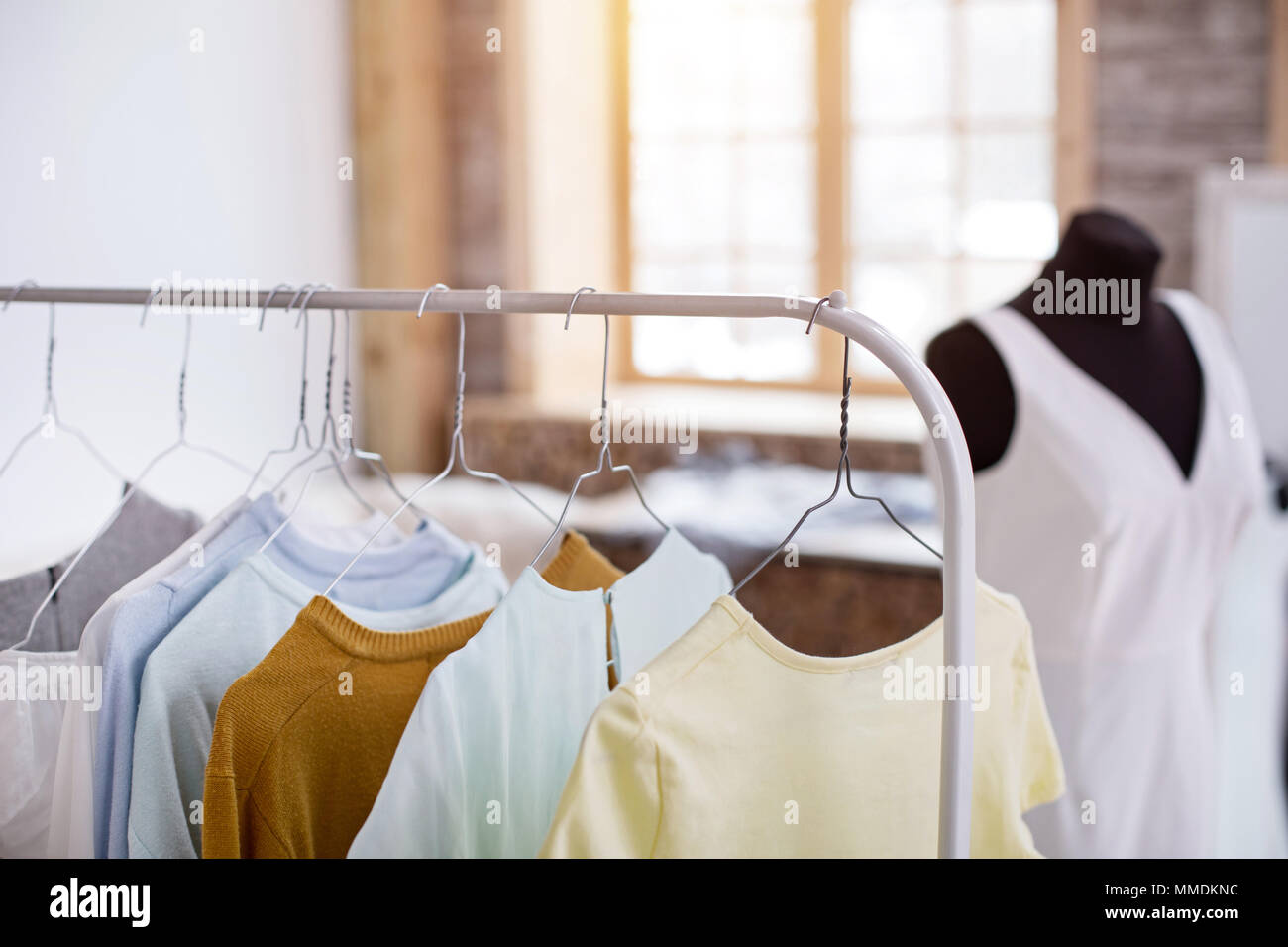Luxury clothes stand hi-res stock photography and images - Alamy