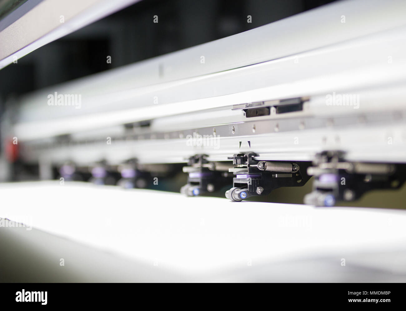 Professional printing press machine in the typography Stock Photo - Alamy