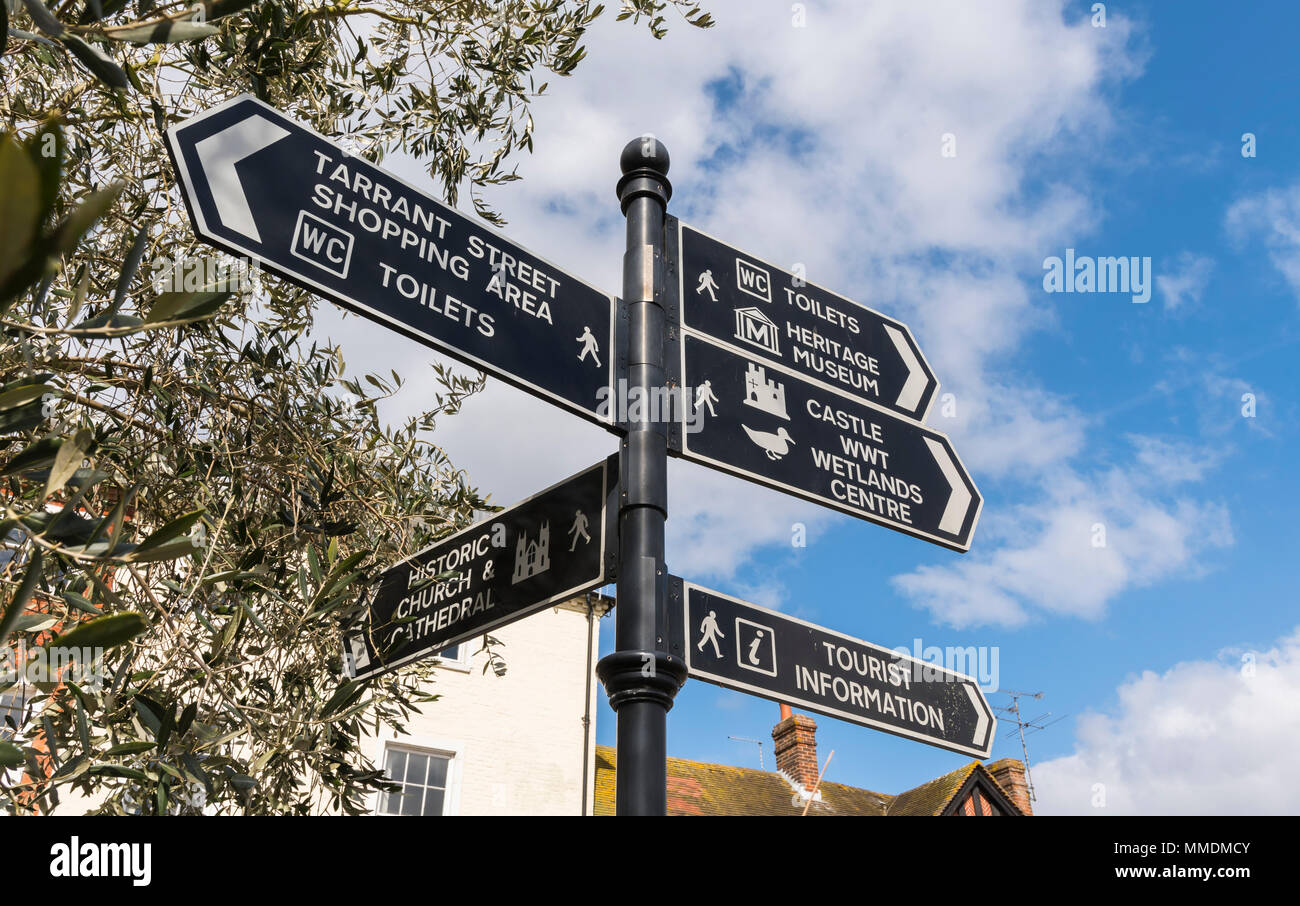 Signpost Local Attractions High Resolution Stock Photography and Images ...