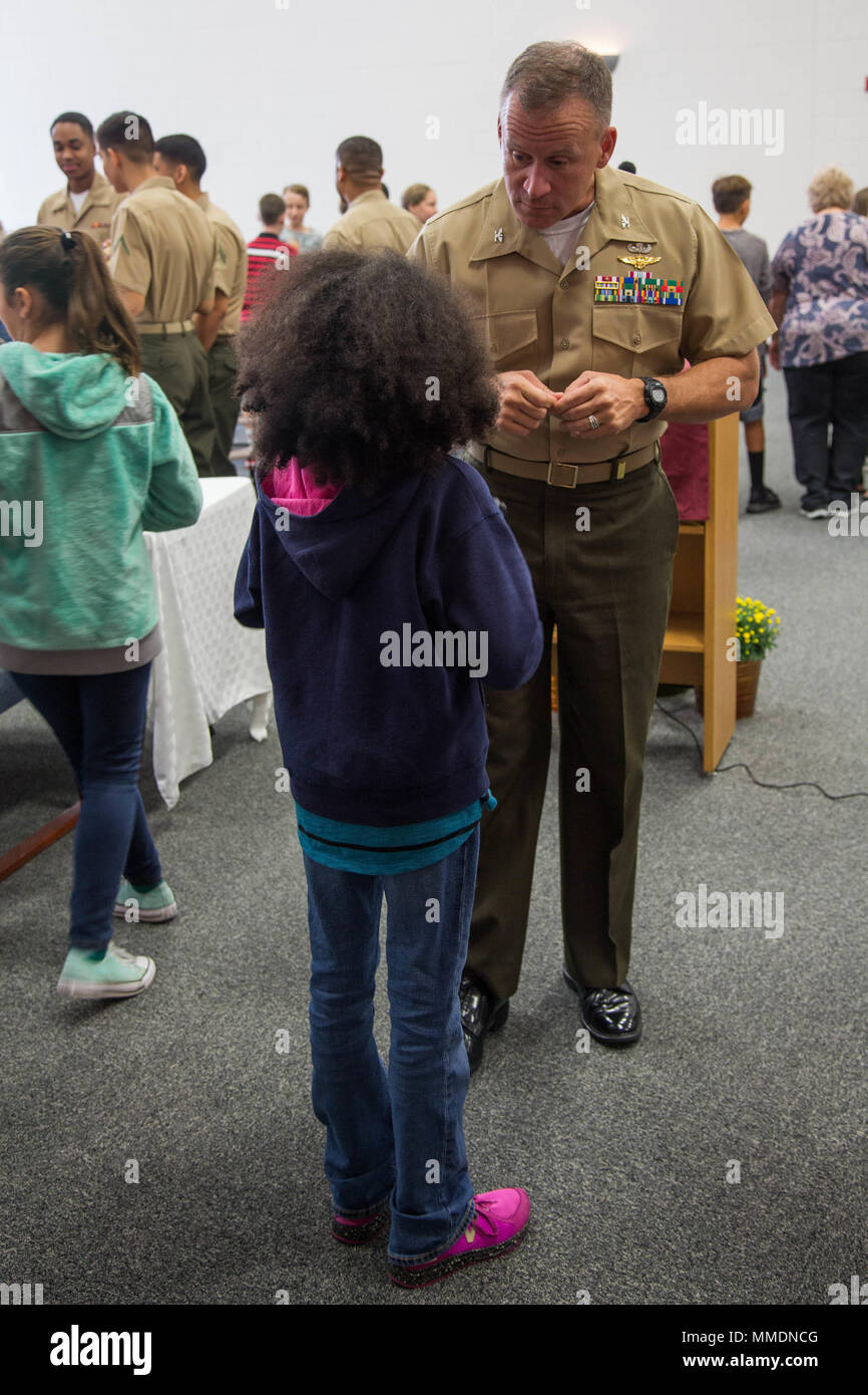 U.S. Marine Corps Col. Todd Ferry, commanding officer of Marine Corps ...