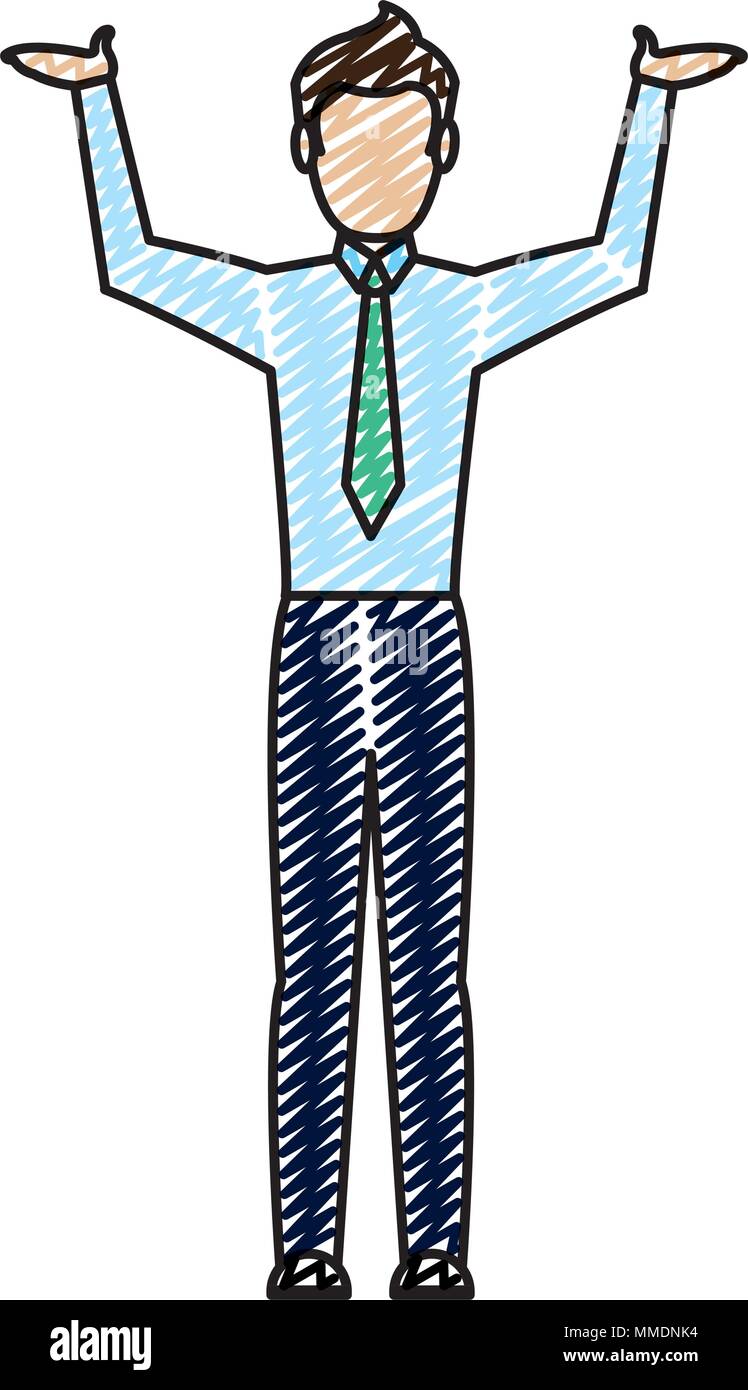 doodle professional businessman corporate exclusive manager Stock ...