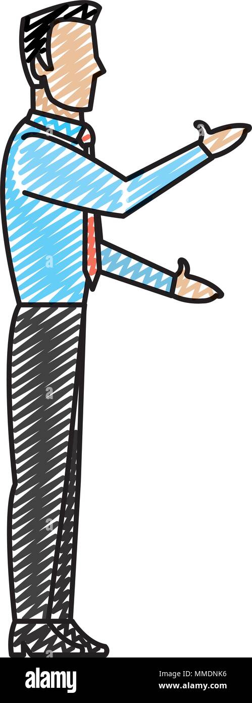 doodle exclusive businessman professional corporate manager Stock ...