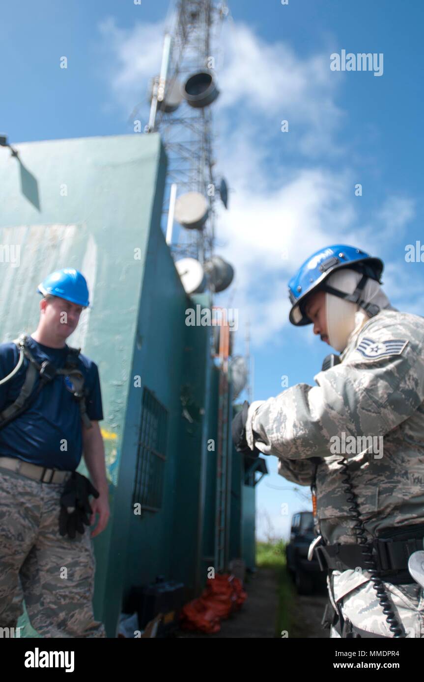 Capt. Ryan Headrick with the 85th Engineering and Installation Squadron ...