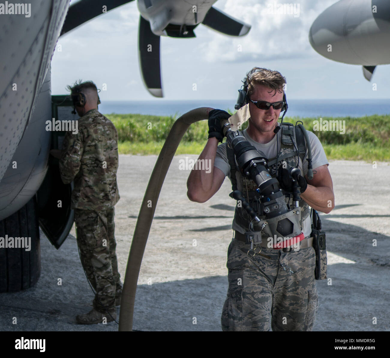 A U.S. Air Force 17th Special Operations Squadron loadmaster and 36th ...