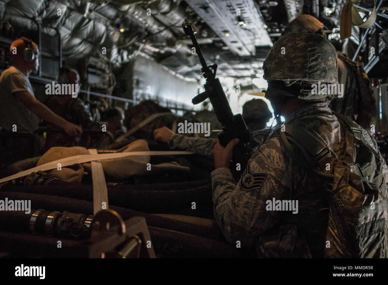 U.S. Air Force 36th Contingency Response Group (CRG) Airmen prepare to ...