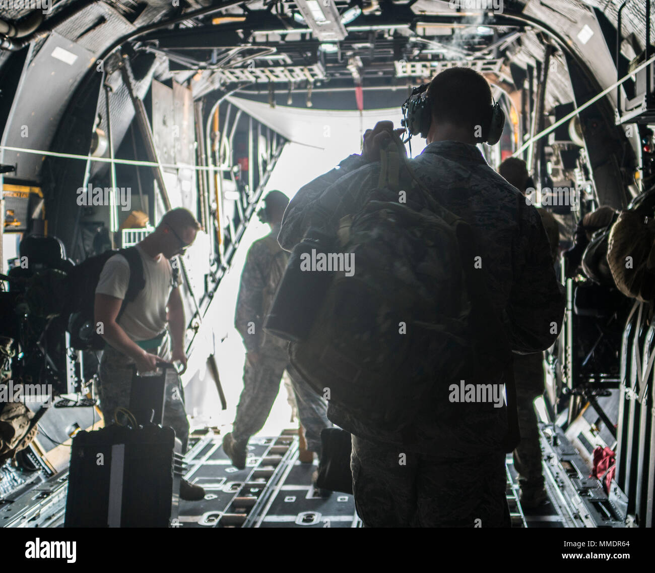 U.S. Air Force 36th Contingency Response Group (CRG) Airmen prepare to ...