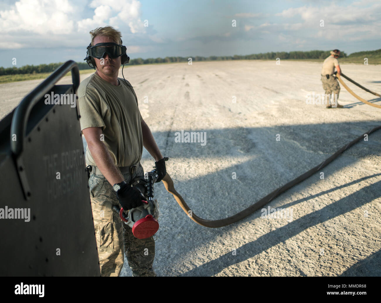 U.S. Air Force 36th Contingency Response Group (CRG) Airmen prepare to ...