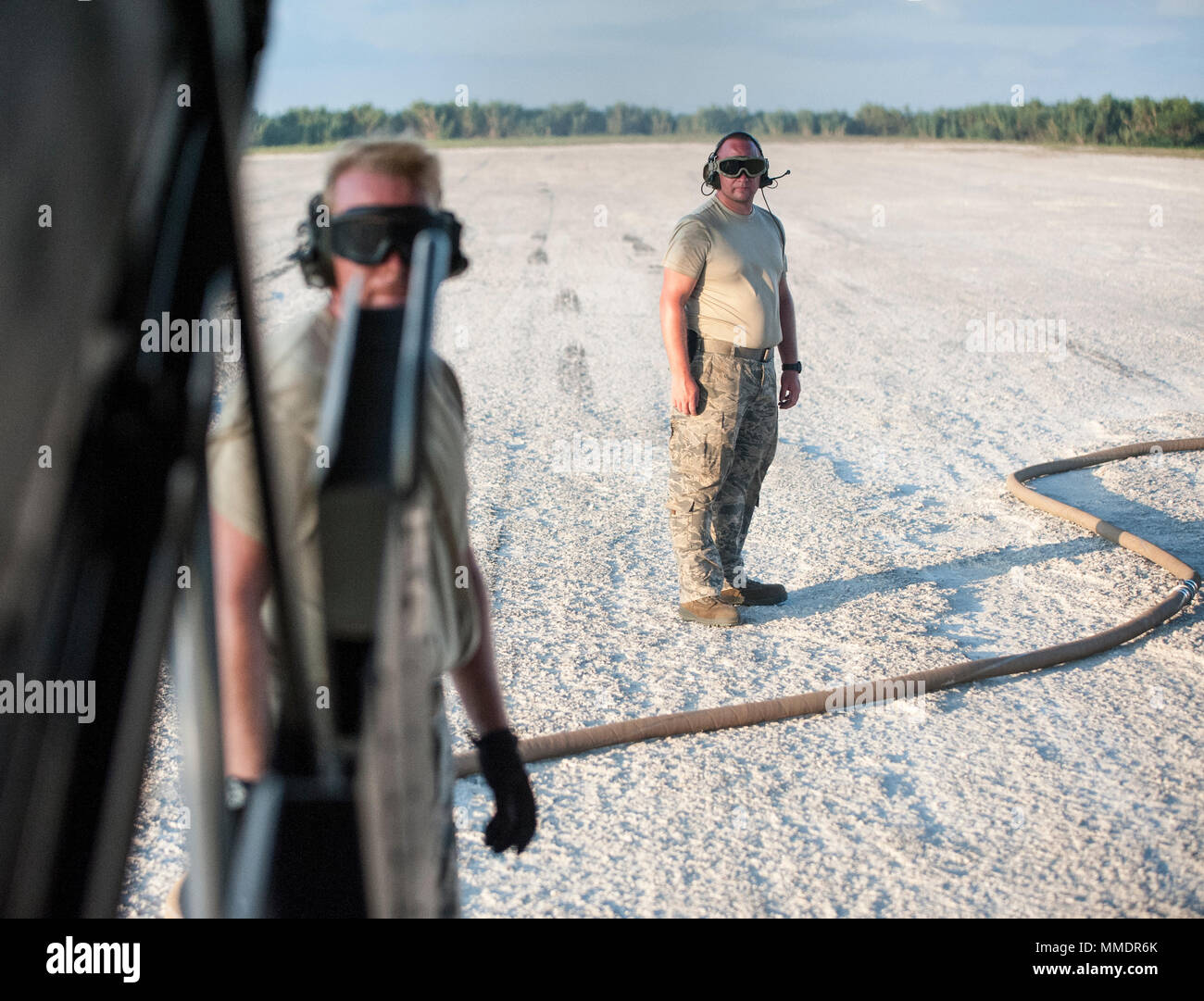 U.S. Air Force 36th Contingency Response Group (CRG) Airmen prepare to ...