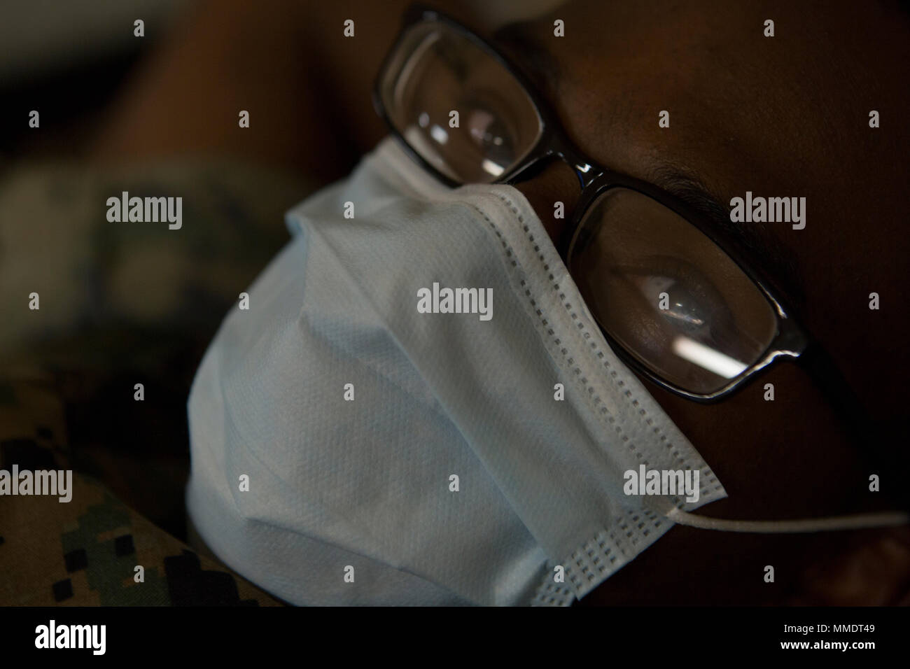 CAMP FOSTER, OKINAWA, Japan— Lance Cpl. Timothy Slack role-plays as a ...