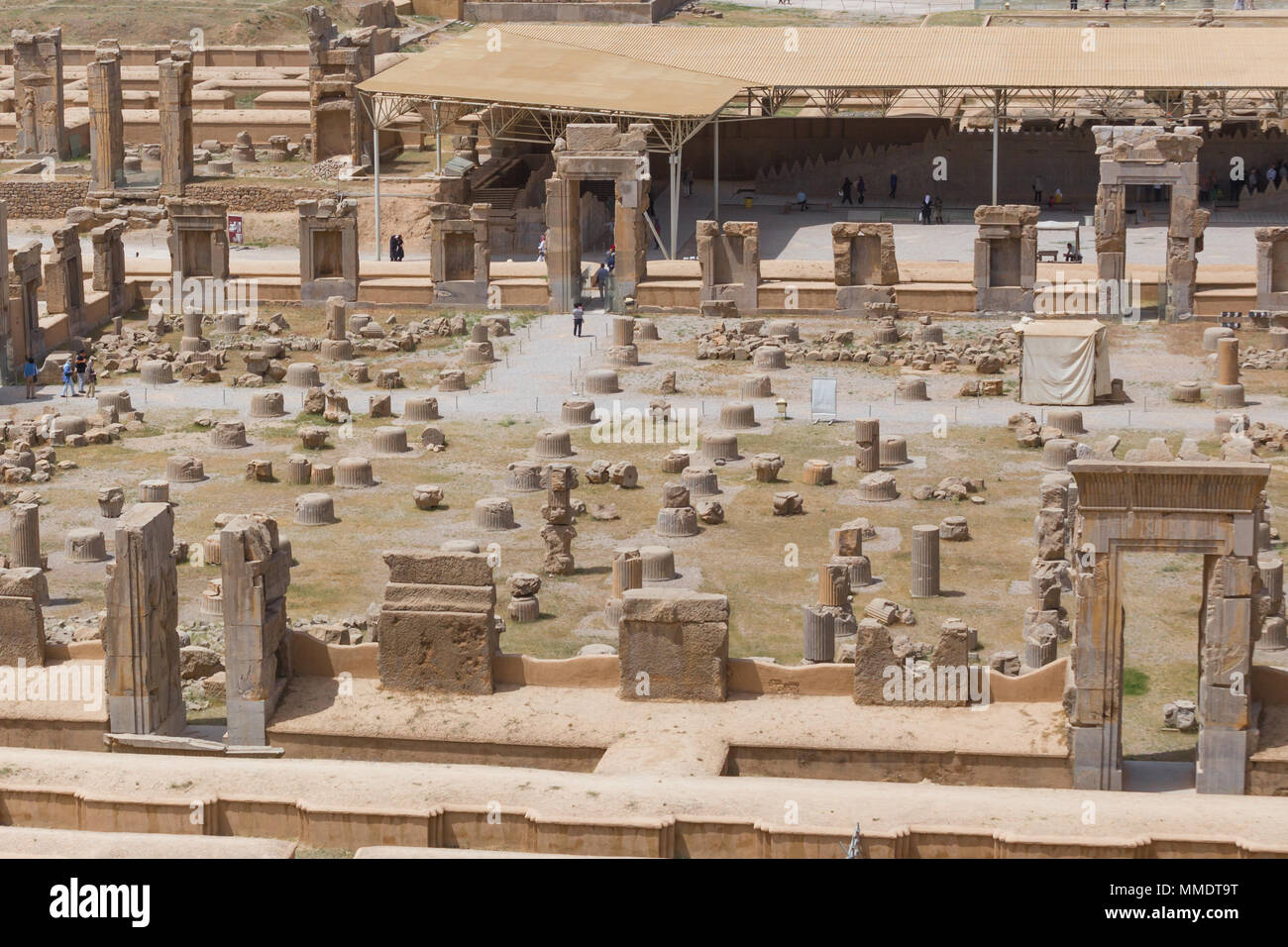 Persepolis, the ceremonial capital of the Achaemenid Empire, in Iran ...