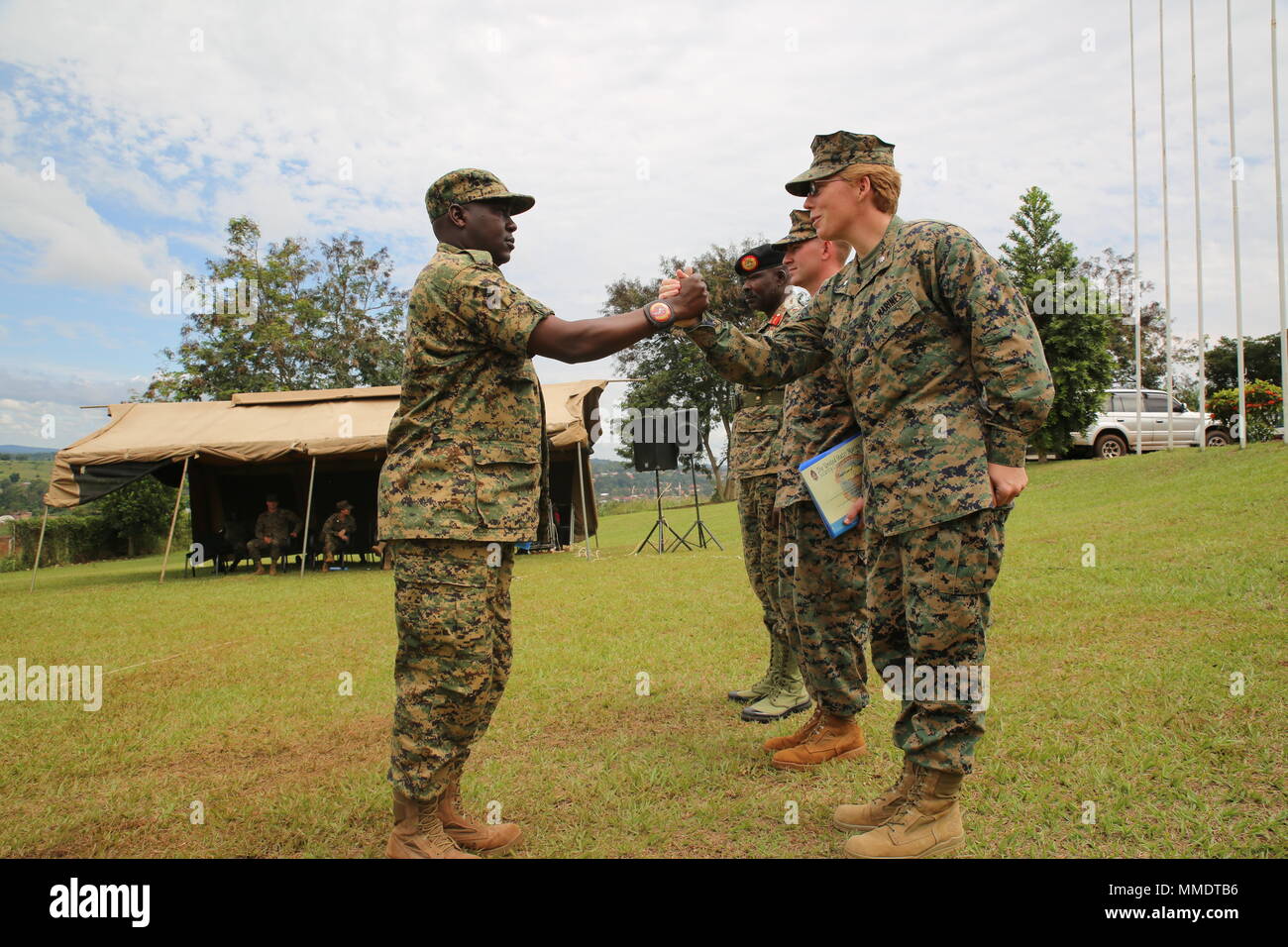 Lieutenant Col. Karin Fitzgerald, the commanding officer of Special ...