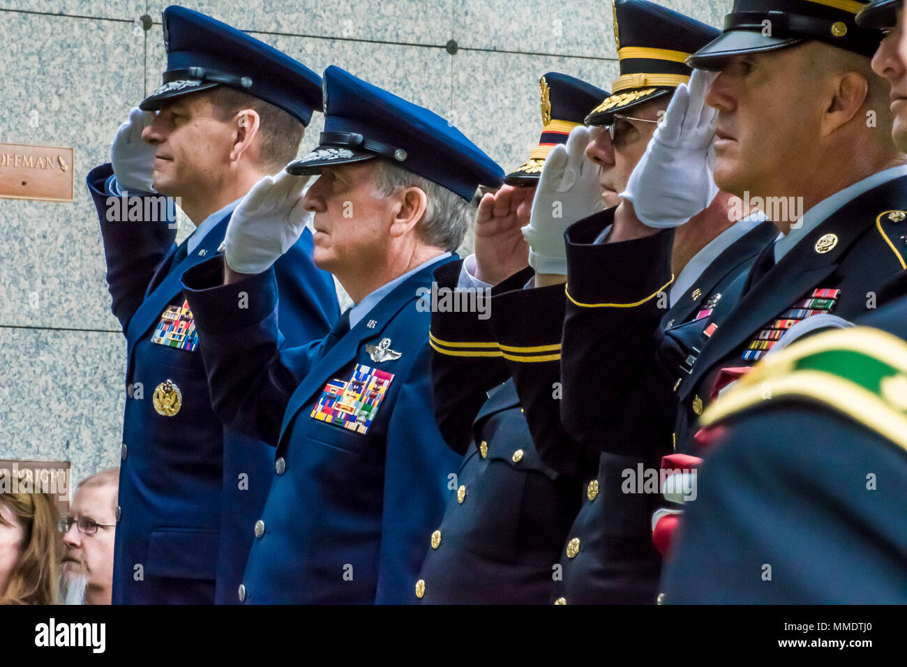 Current and former senior leaders, lead by the Adjutant General of ...