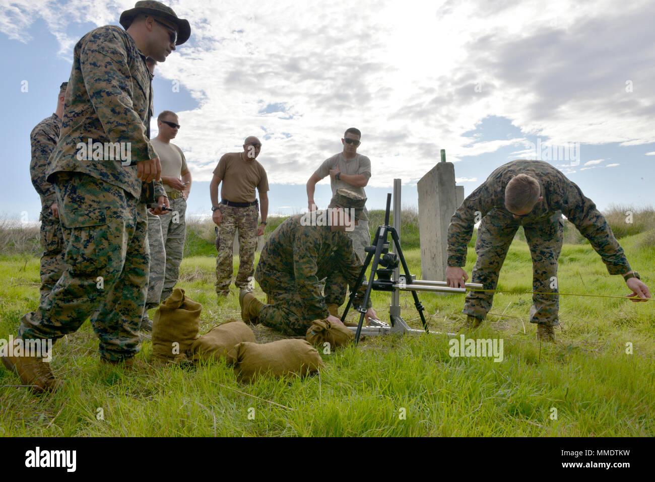 Explosive Ordnance Disposal Marines with Special Purpose Marine Air ...