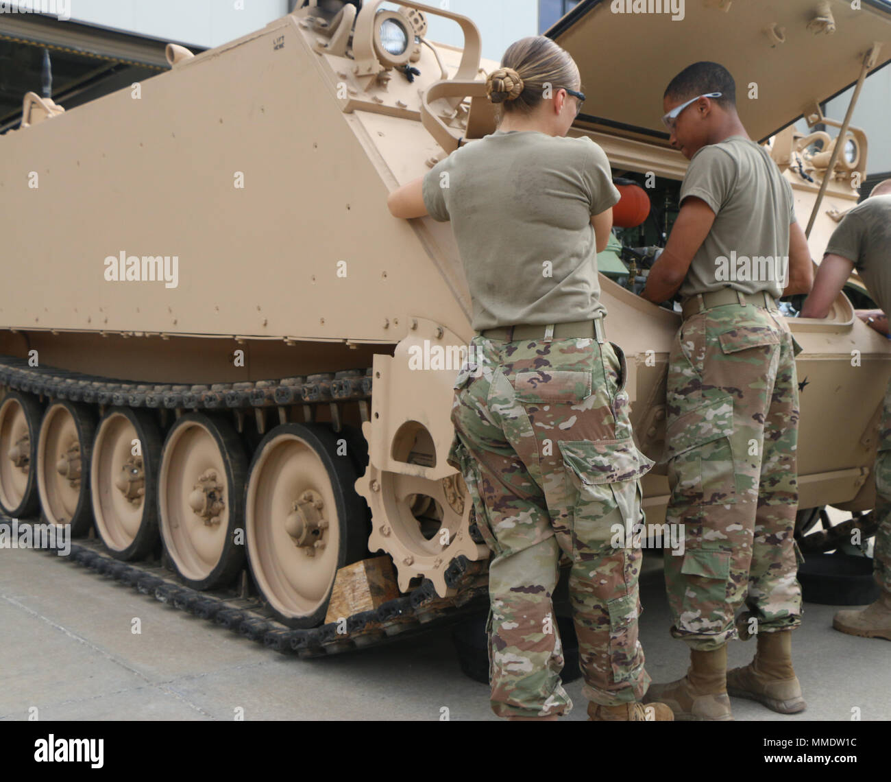 Soldiers of 2nd Battalion, 69th Armor Regiment, 2nd Armored Brigade ...