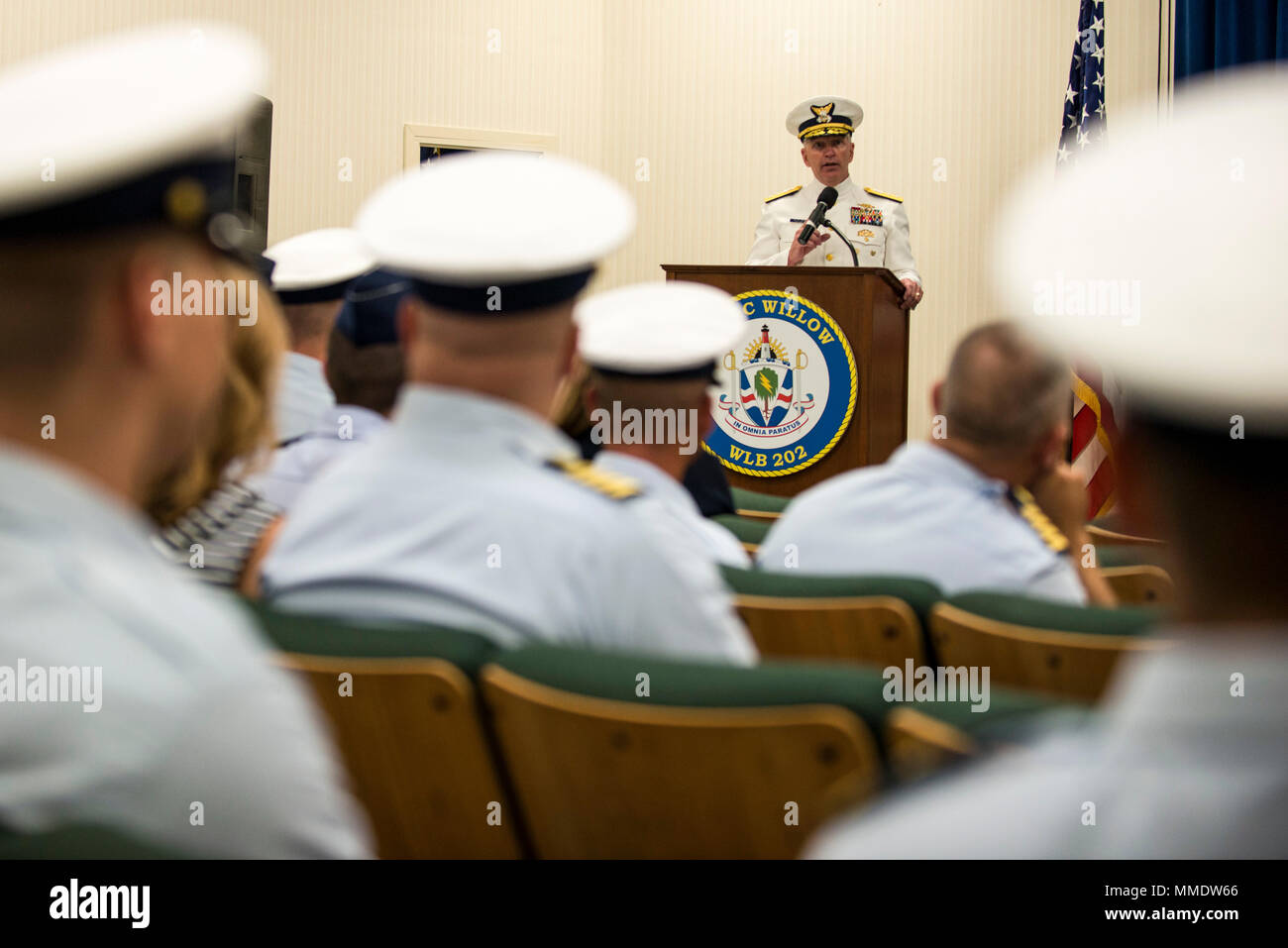 Rear Adm. Peter Brown, commander of the Coast Guard Seventh District ...
