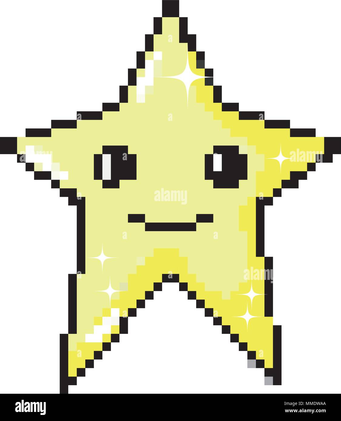 Star pixel video game play hi-res stock photography and images - Alamy