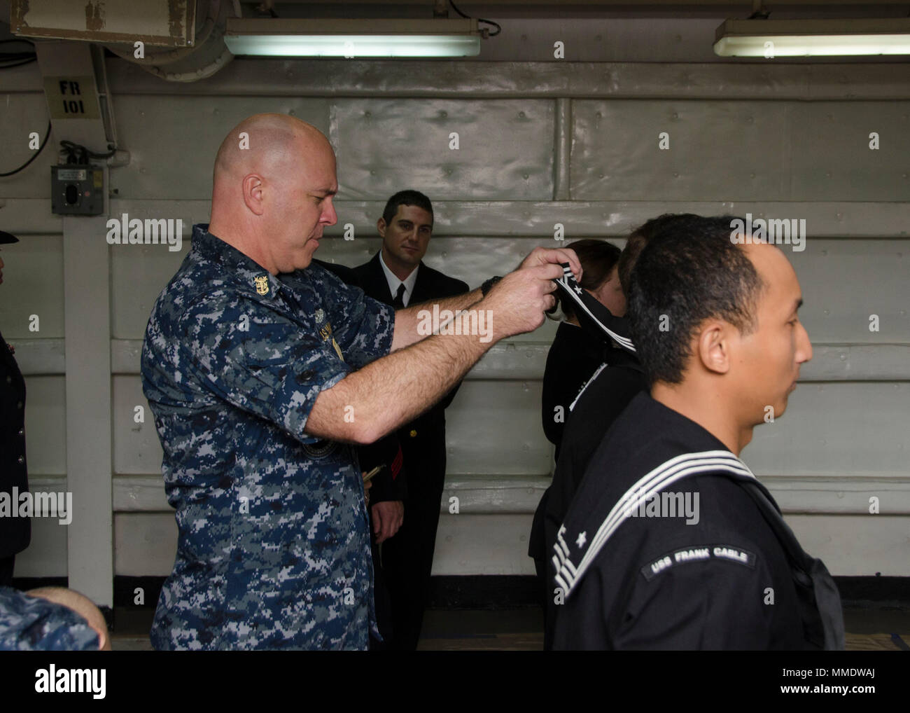PORTLAND, Ore. (Oct. 23, 2017) Command Master Chief Wade Tandberg of ...