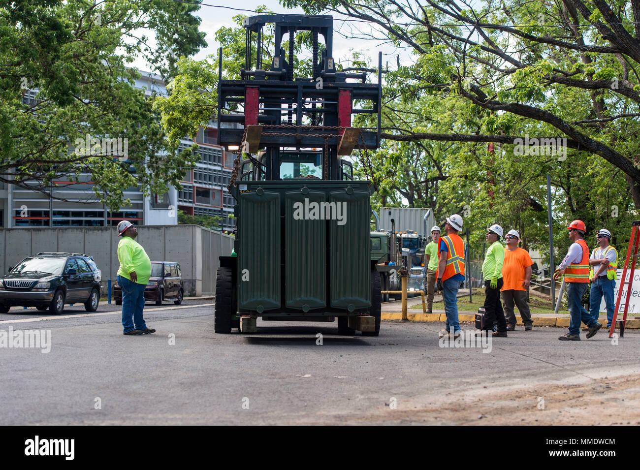 U.S. Army Soldiers assigned to the 249th Engineering Battalion, a power ...