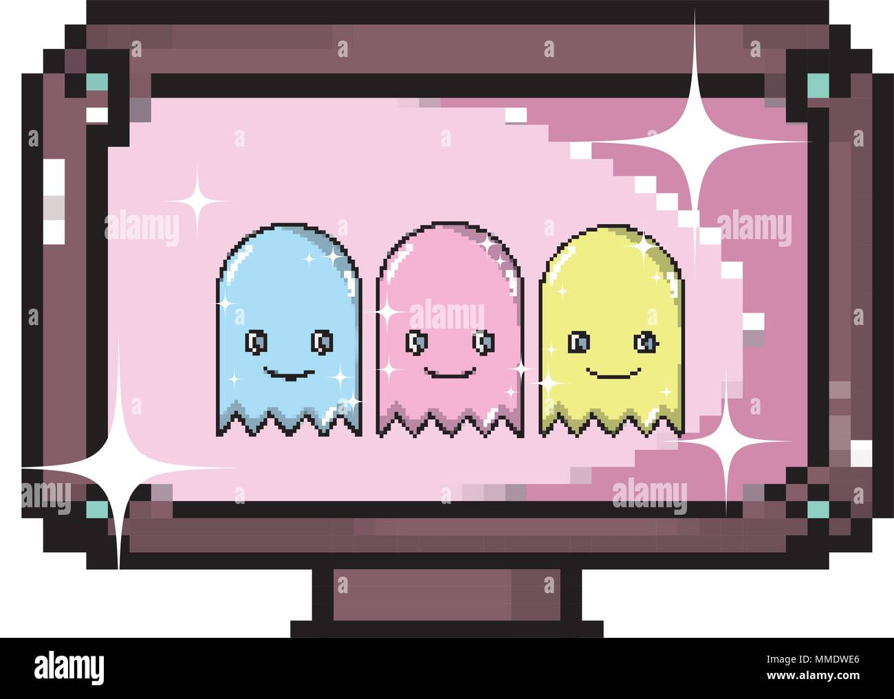 Cartoon vector video game characters hi-res stock photography and ...