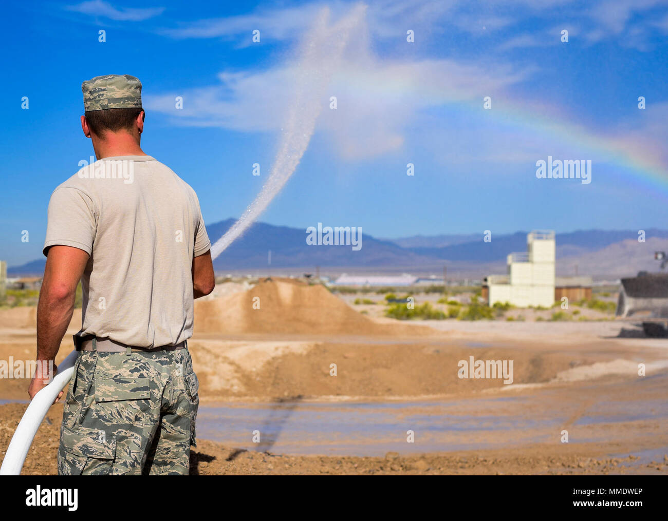 A pavement and construction equipment Airman from the 99th Civil ...