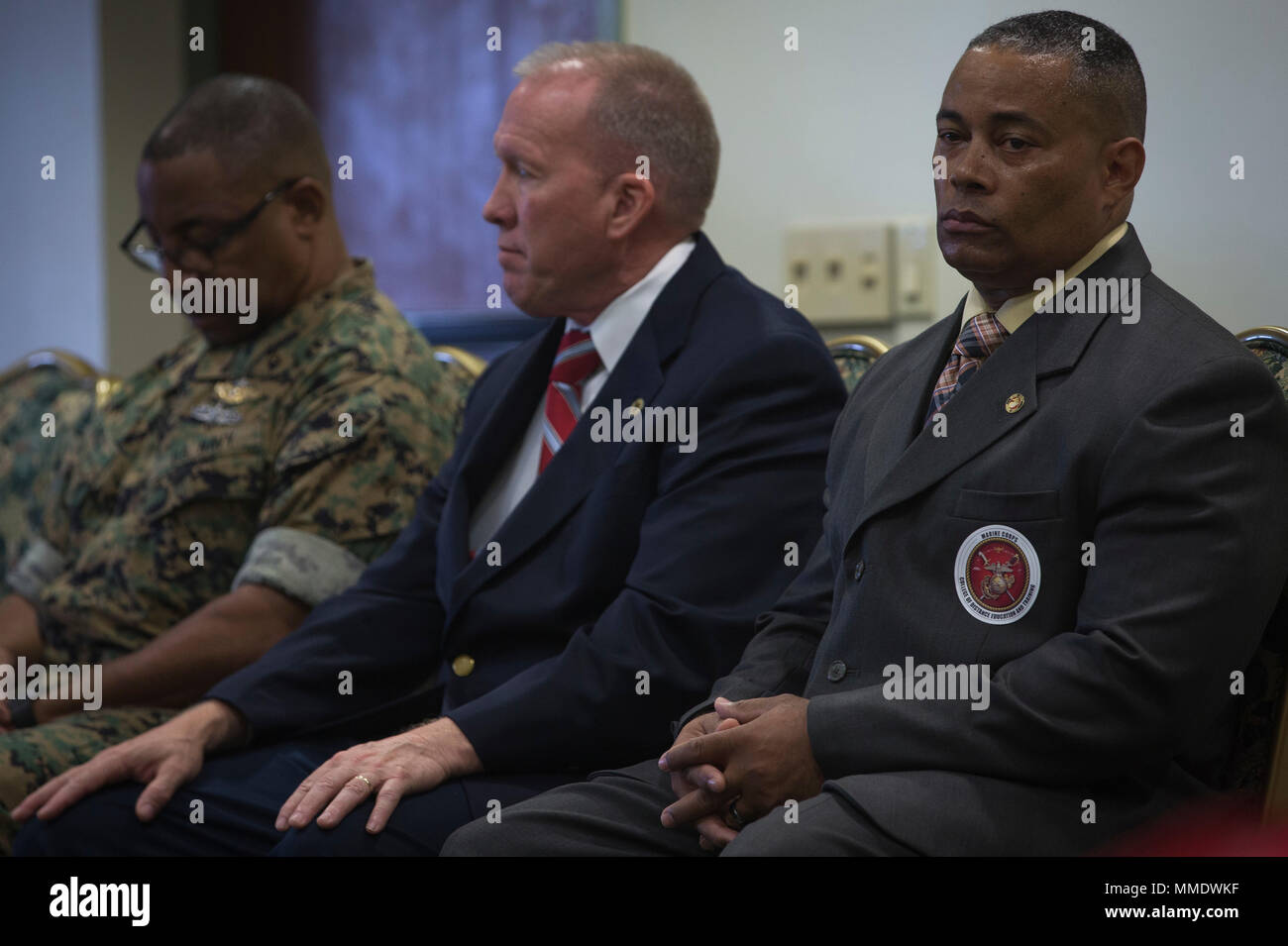 Mr. Steven E. Collier, right, Enlisted Professional Military Education ...