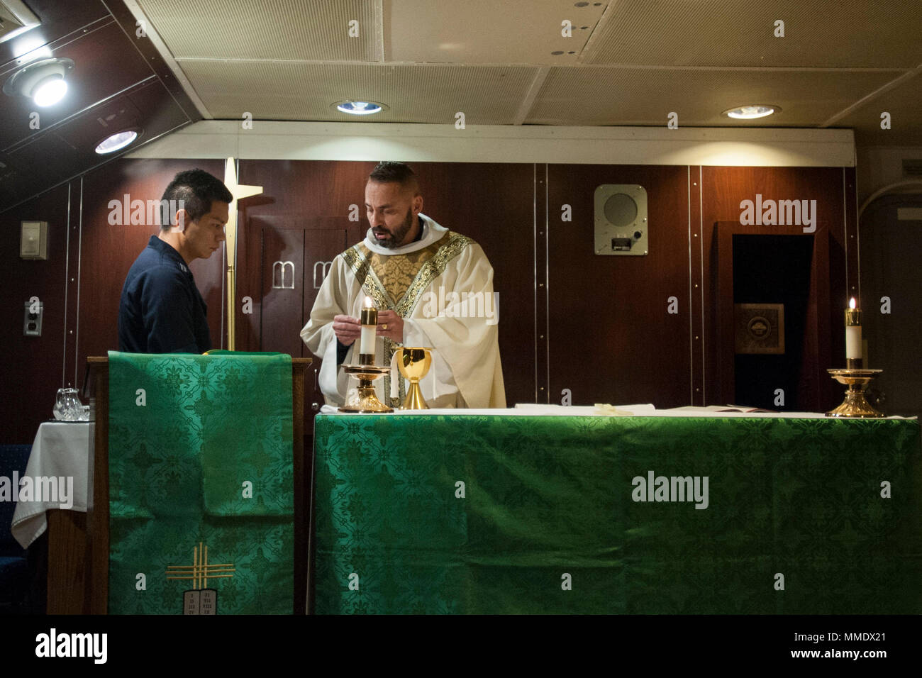 171021-N-ME396-020 NORFOLK, Va. (Oct. 21, 2017) Father Jean-Michel Rous ...