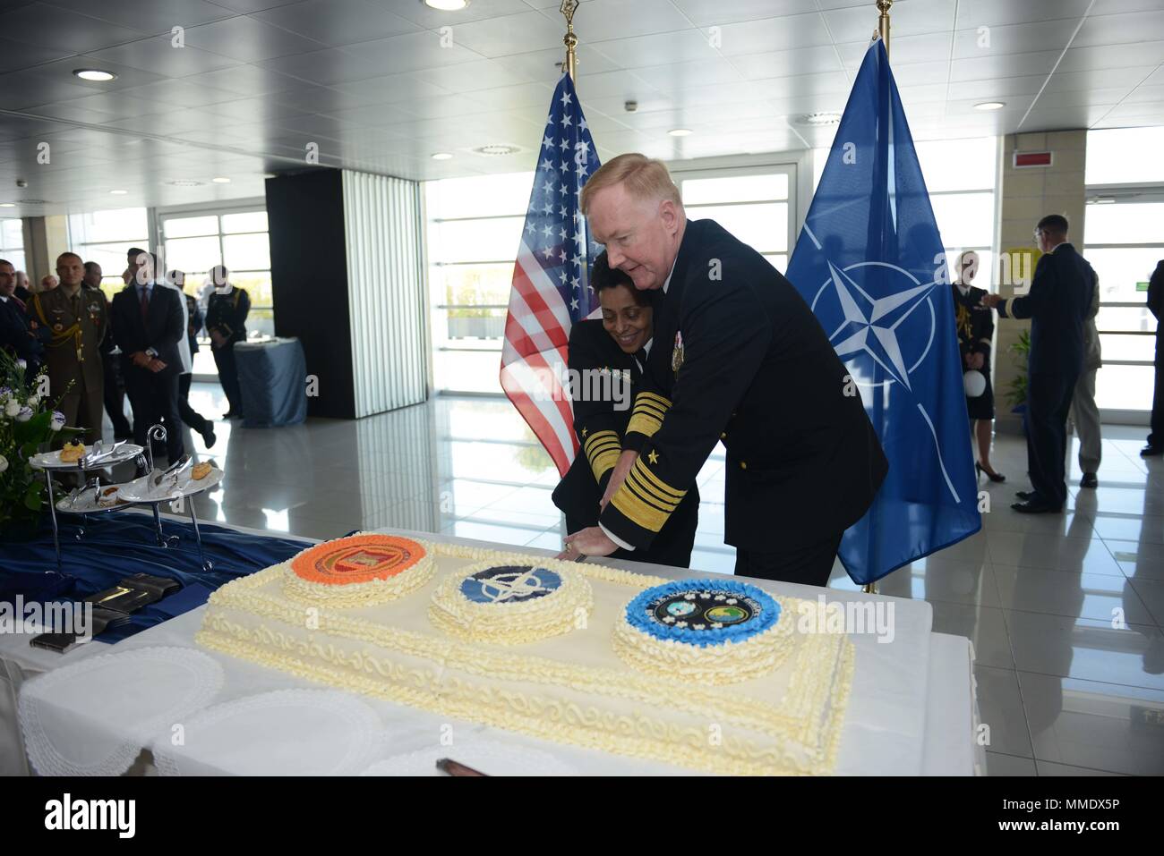 171020-N-WO404-312 NAPLES, Italy (Oct. 20, 2017) Adm. Michelle Howard ...