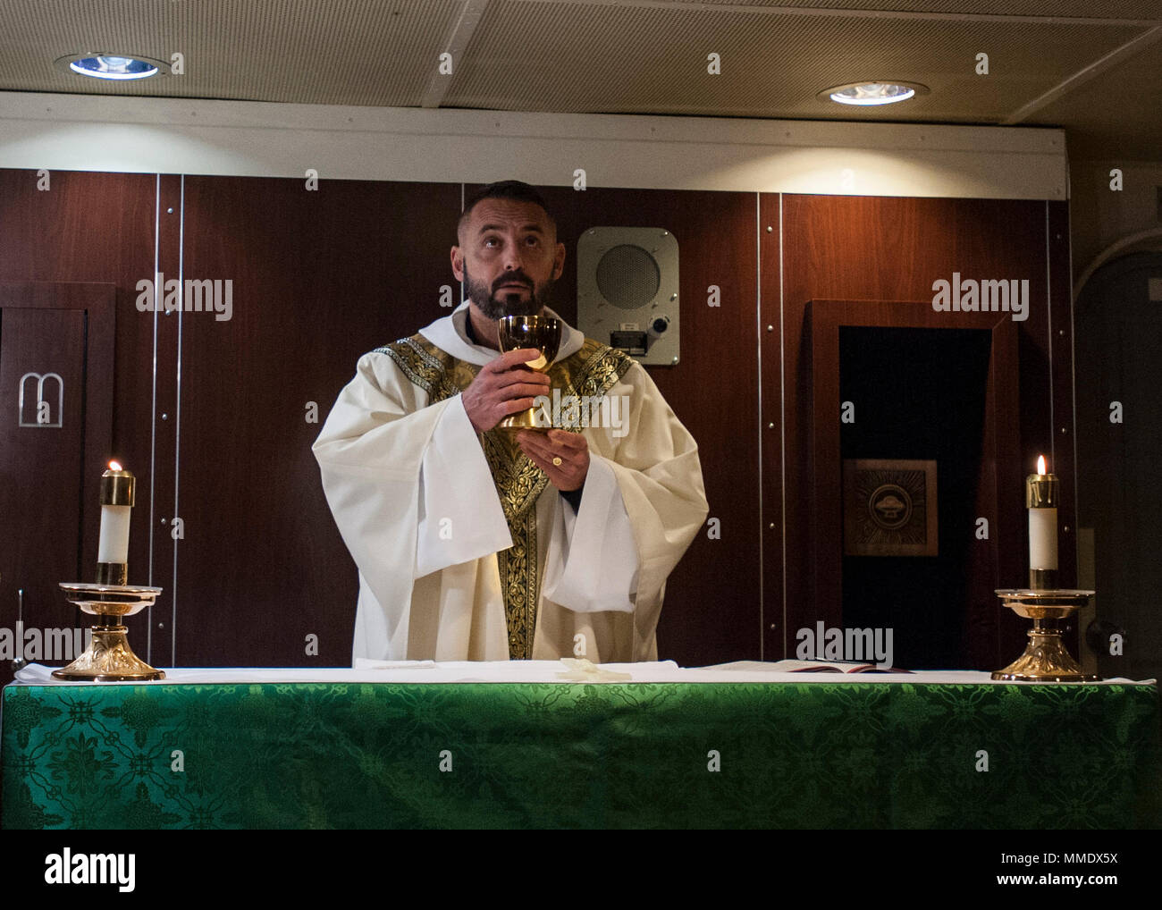 171021-N-ME396-022 NORFOLK, Va. (Oct. 21, 2017) Father Jean-Michel Rous ...