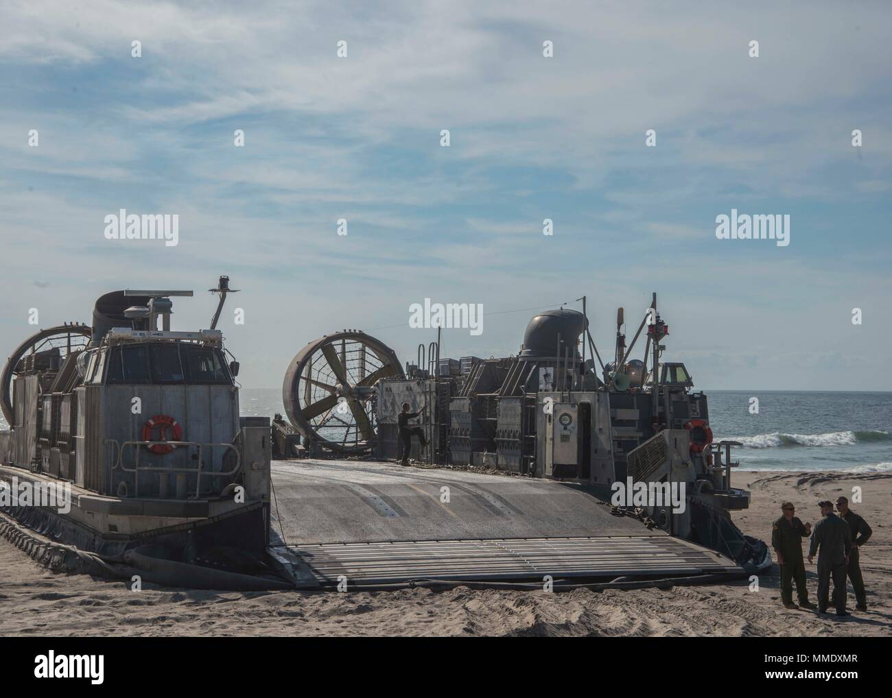 171022-N-RN119-168 ATLANTIC OCEAN (Oct. 22, 2017) The crew of Landing ...