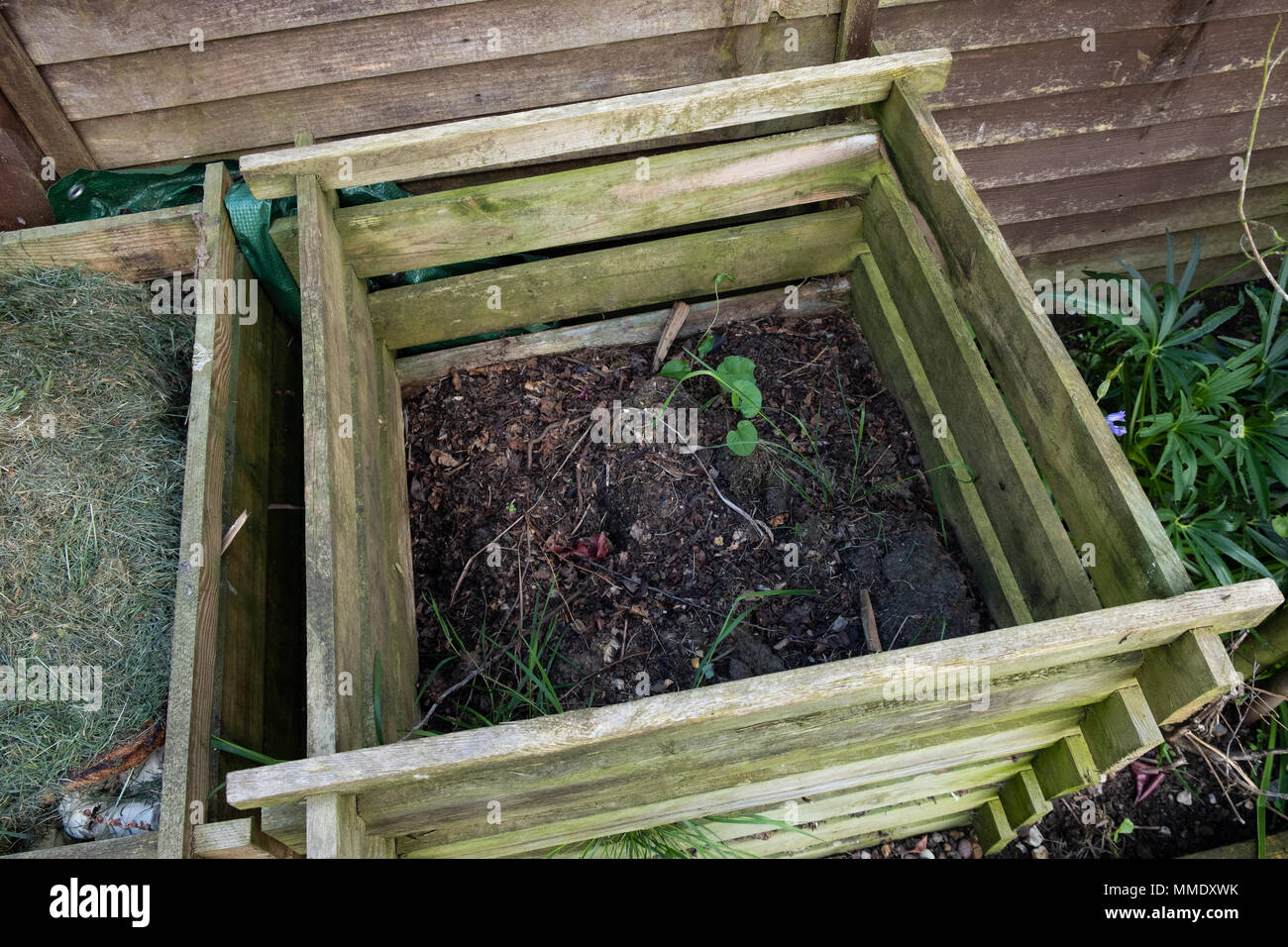 Grass cuttings compost heap hi-res stock photography and images - Alamy