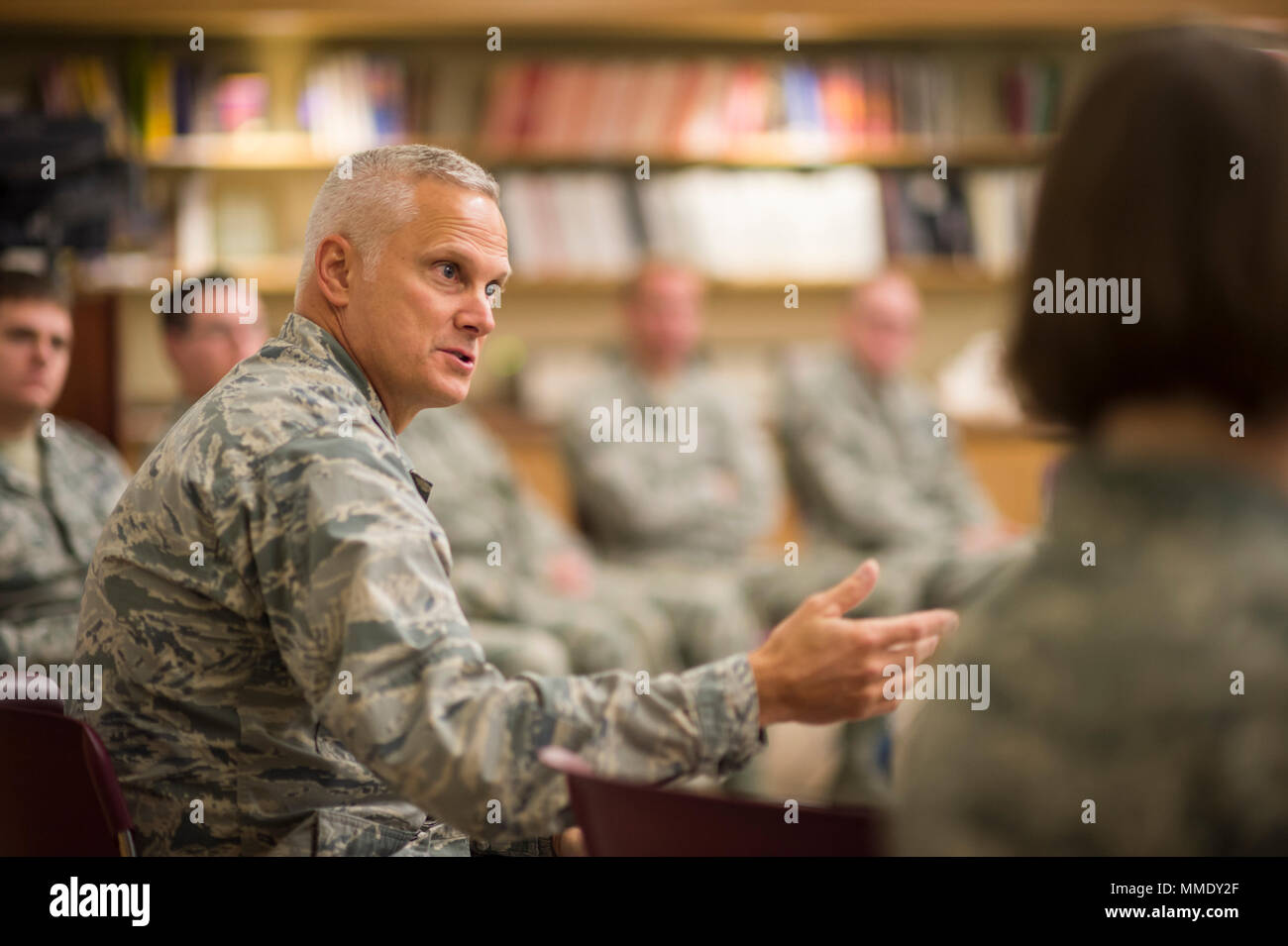 U.S. Air Force Col. David Smith, Wing Commander of the 158th Fighter ...