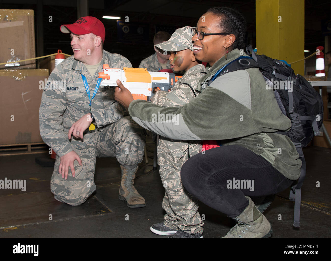 Staff Sgt. Benjamin Wagner, 60th Security Forces Squadron, supervises ...