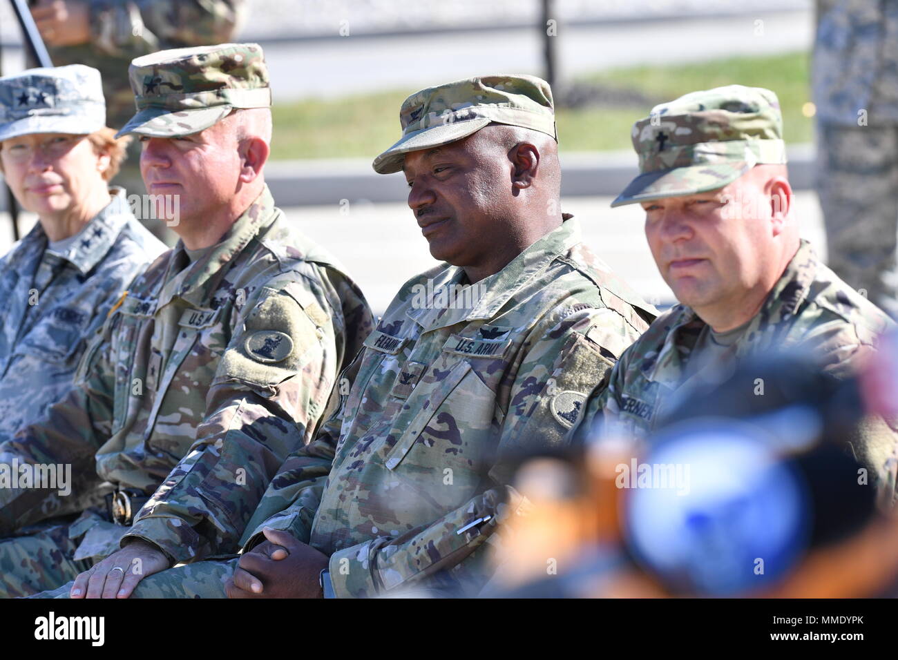 Major General Carol Timmons, Brigadier General Michael Berry, Colonel ...