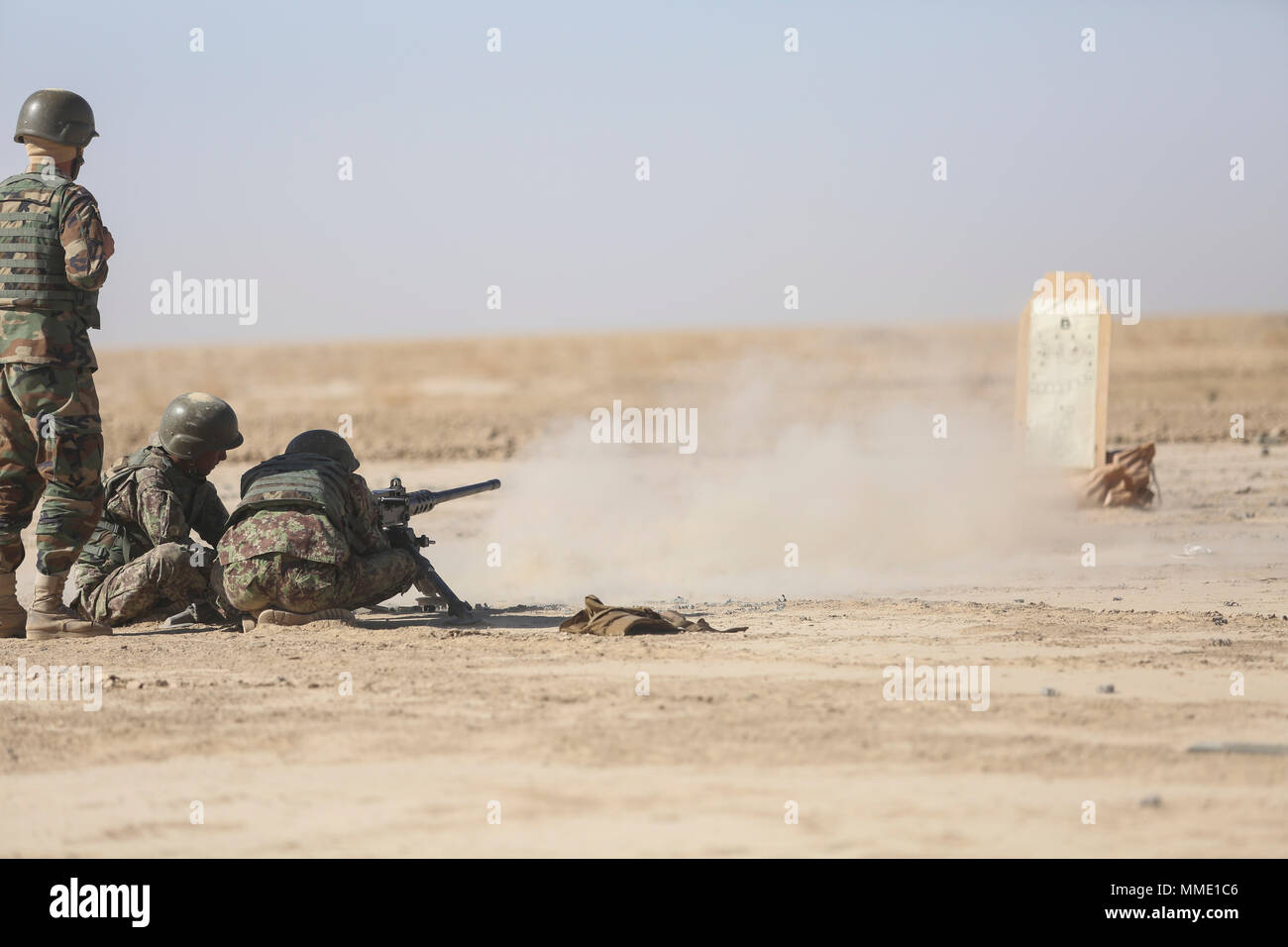 An Afghan National Army soldier with 6th Kandak, 1st Brigade, 215th ...