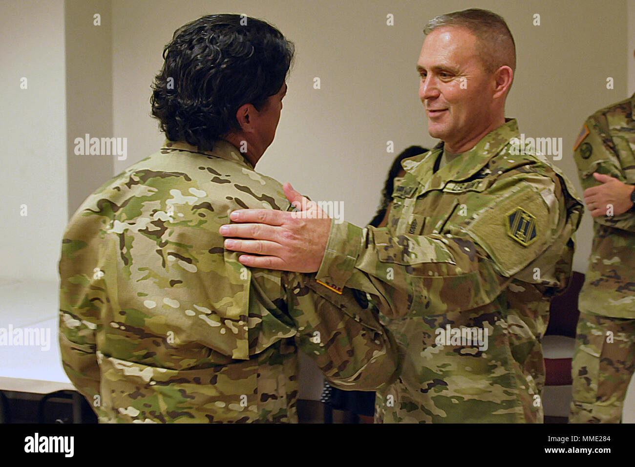 Command Sgt. Maj. Jody Arrington, 46th Military Police Command, the ...