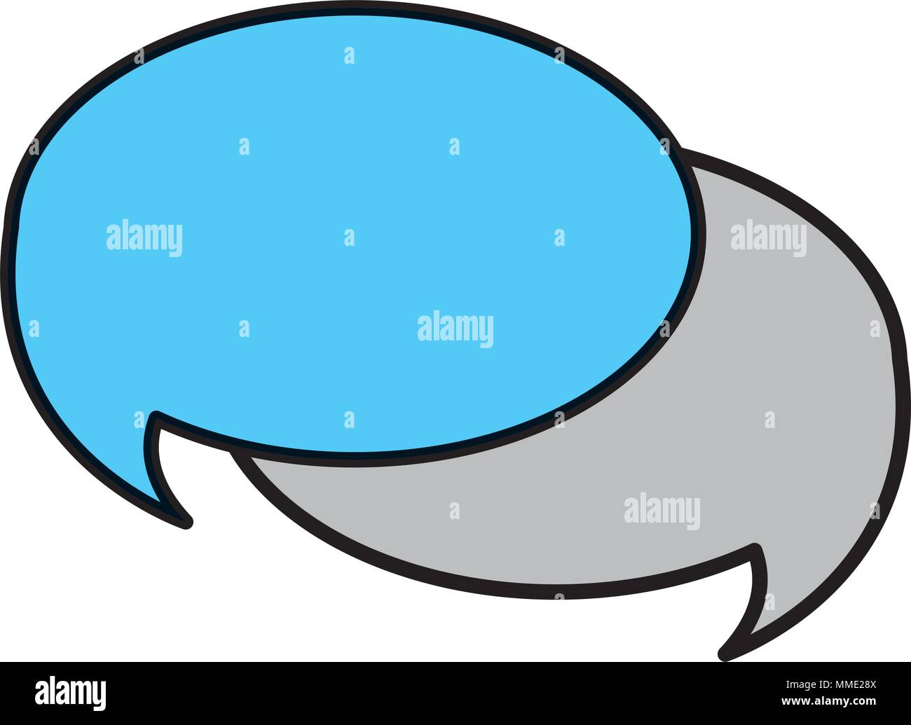 color chat bubble notes text message Stock Vector Image & Art - Alamy