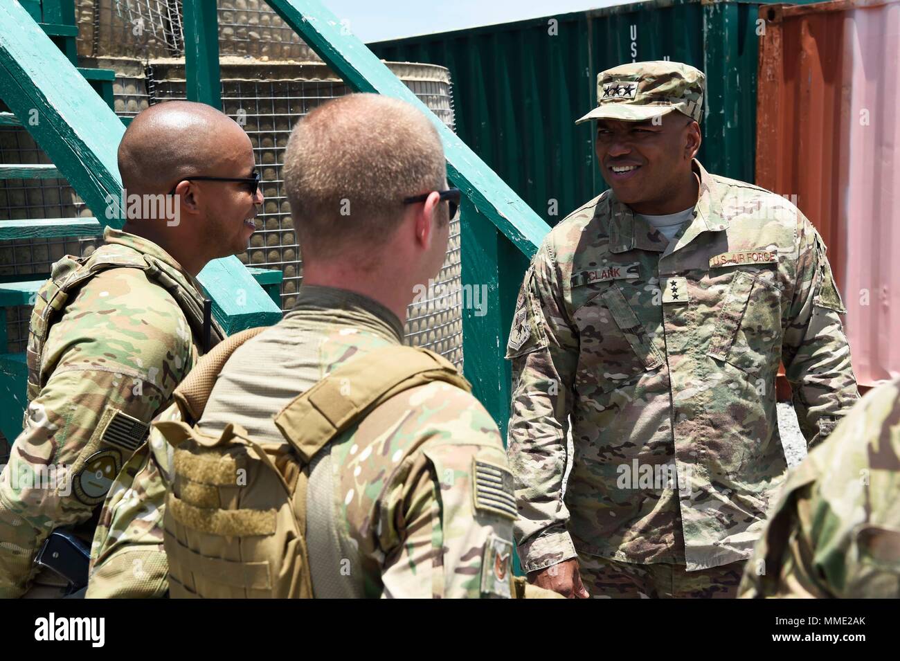 U. S. Air Force Lt. Gen. Richard Clark, 3rd Air Force/17th ...