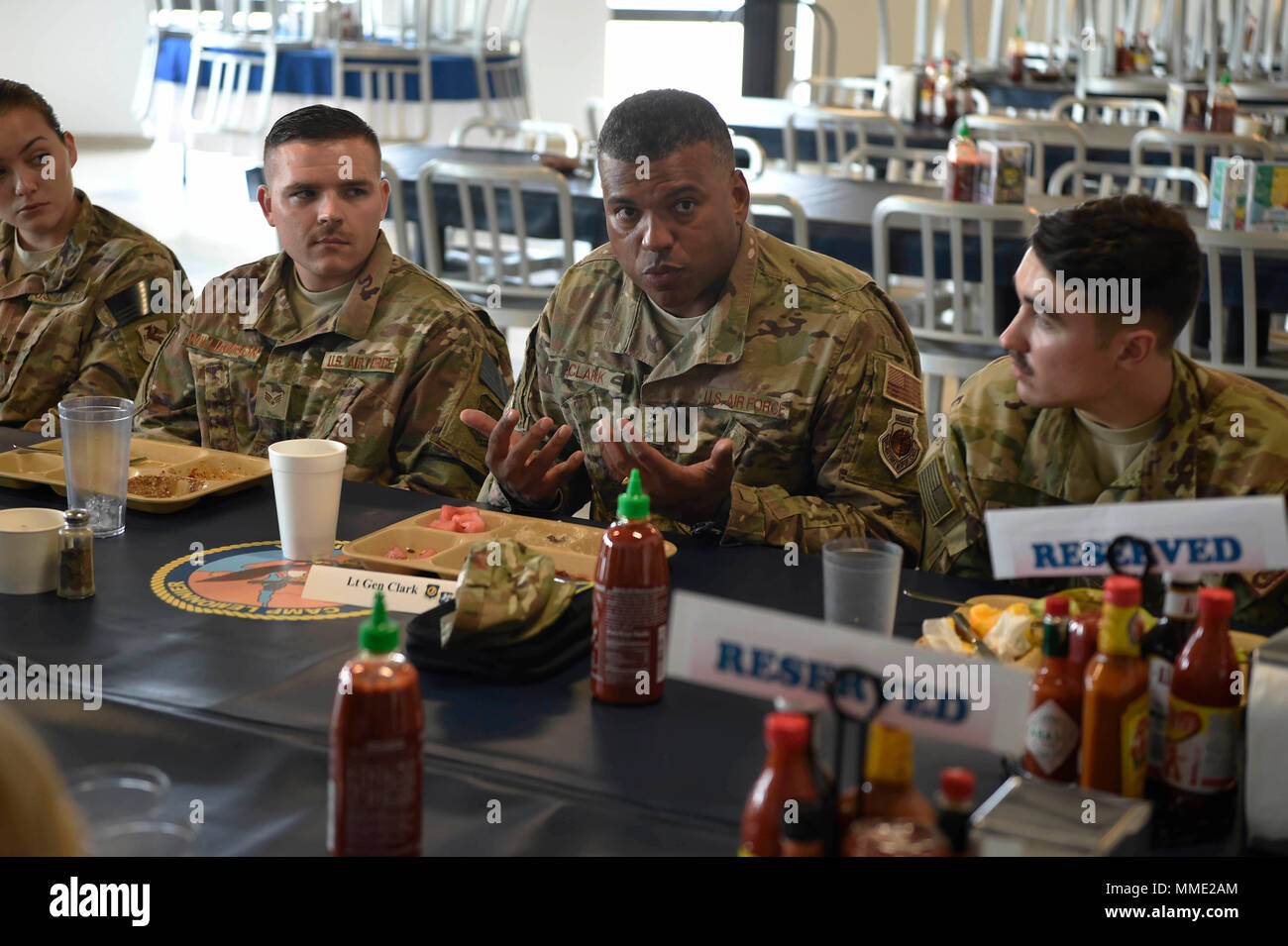U. S. Air Force Lt. Gen. Richard Clark, 3rd Air Force/17th ...