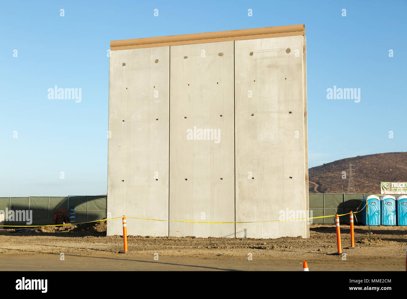 Ground views of different Border Wall Prototypes as they take shape ...